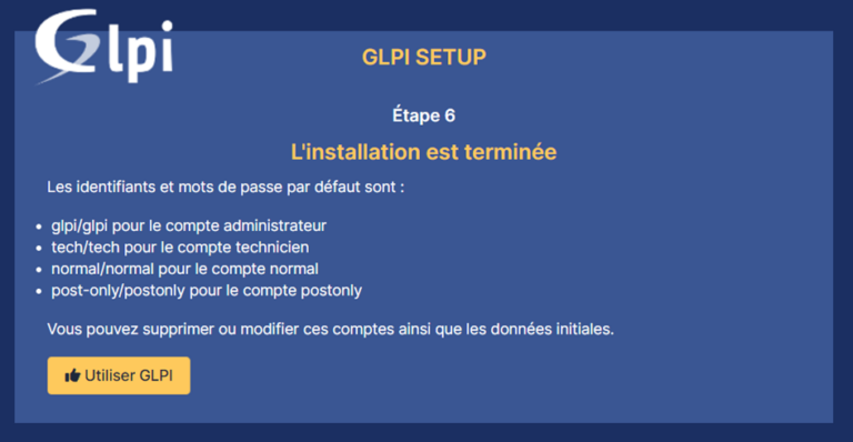 Installation de GLPI 10 sous Linux