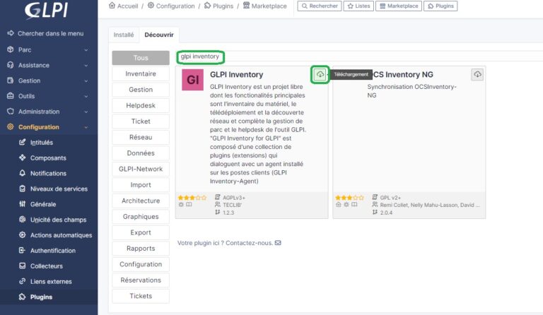Configuration et installation de l'agent GLPI sous Windows et Linux