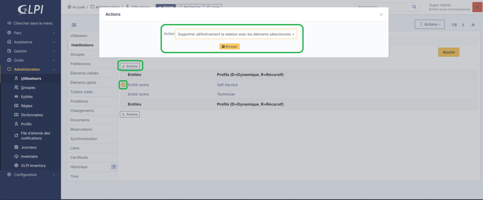 Importation des utilisateurs Active Directory dans GLPI