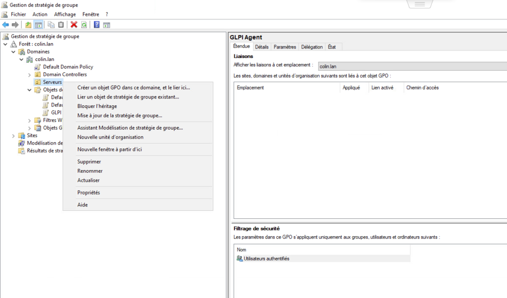 Configuration et installation de l'agent GLPI sous Windows et Linux