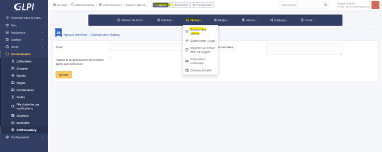 Inventaire des appareils réseaux par SNMP sur GLPI