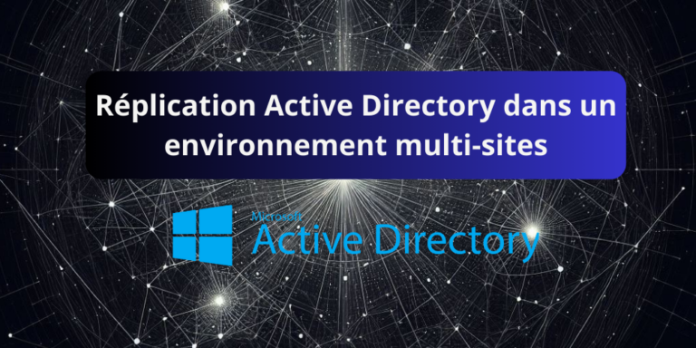 Réplication Active Directory dans un environnement multi-sites