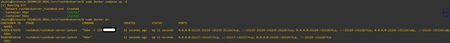 Installation de RustDesk avec docker sur un VPS