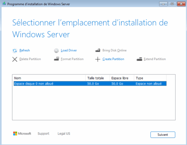Créer une VM Windows Server 2025 avec Proxmox